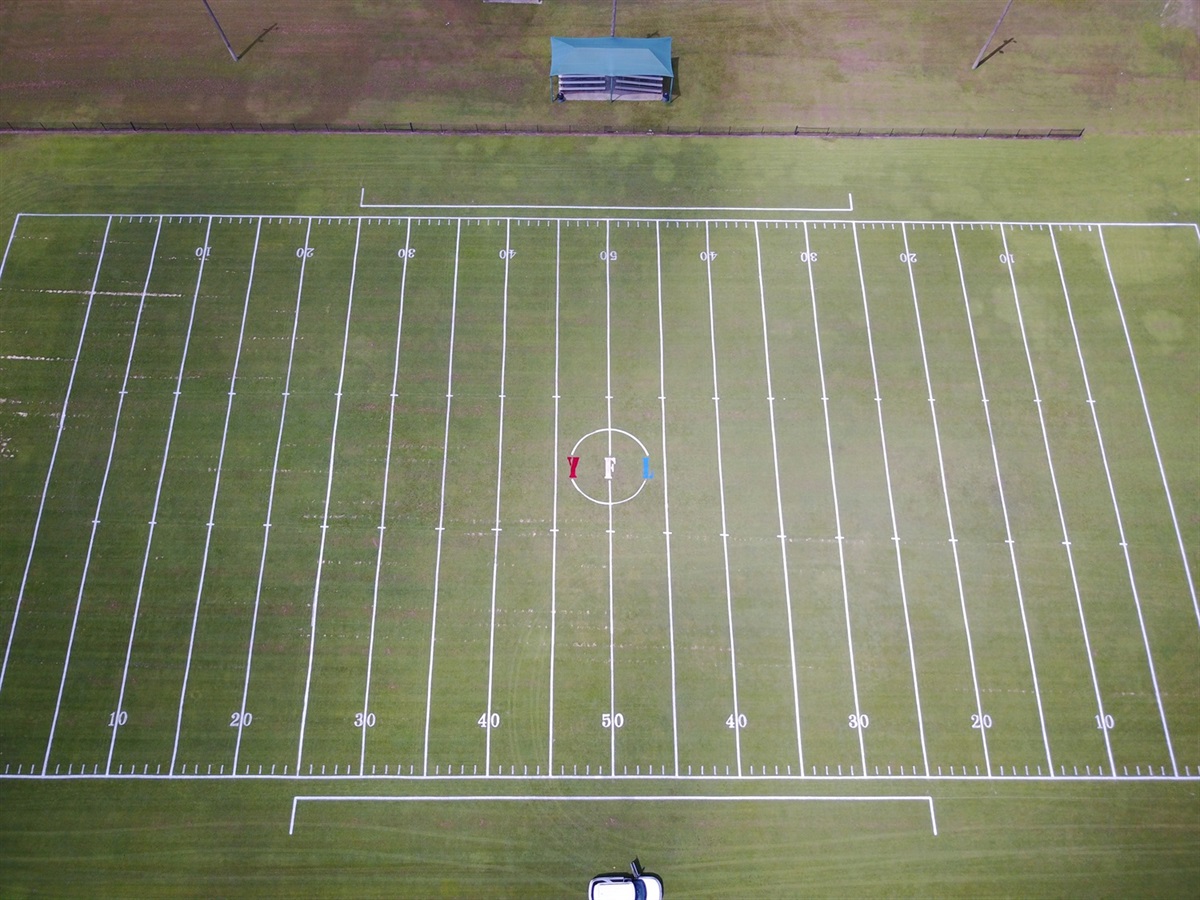 Aerial View Of Youth Football Complex
