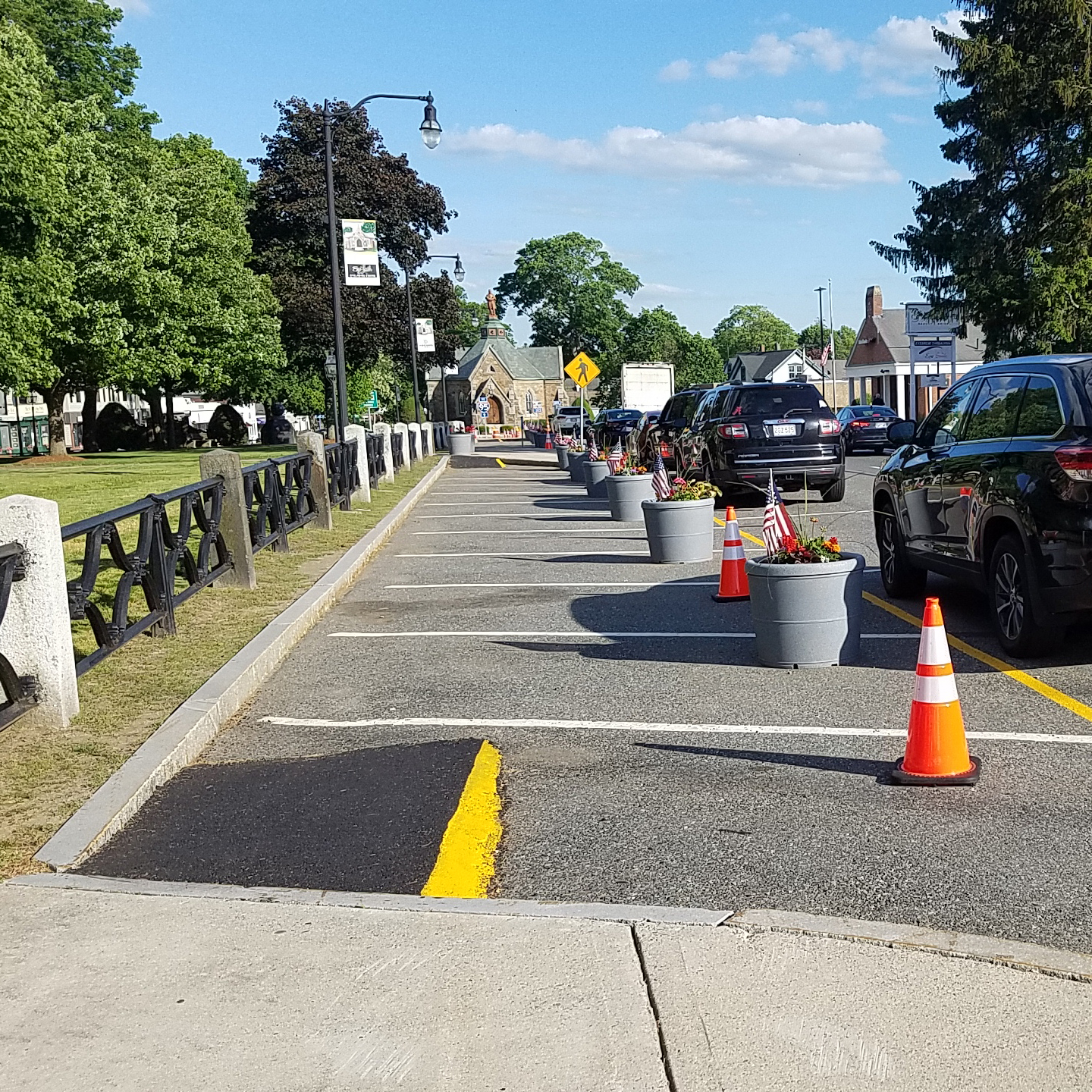 Traffic Cone In Street