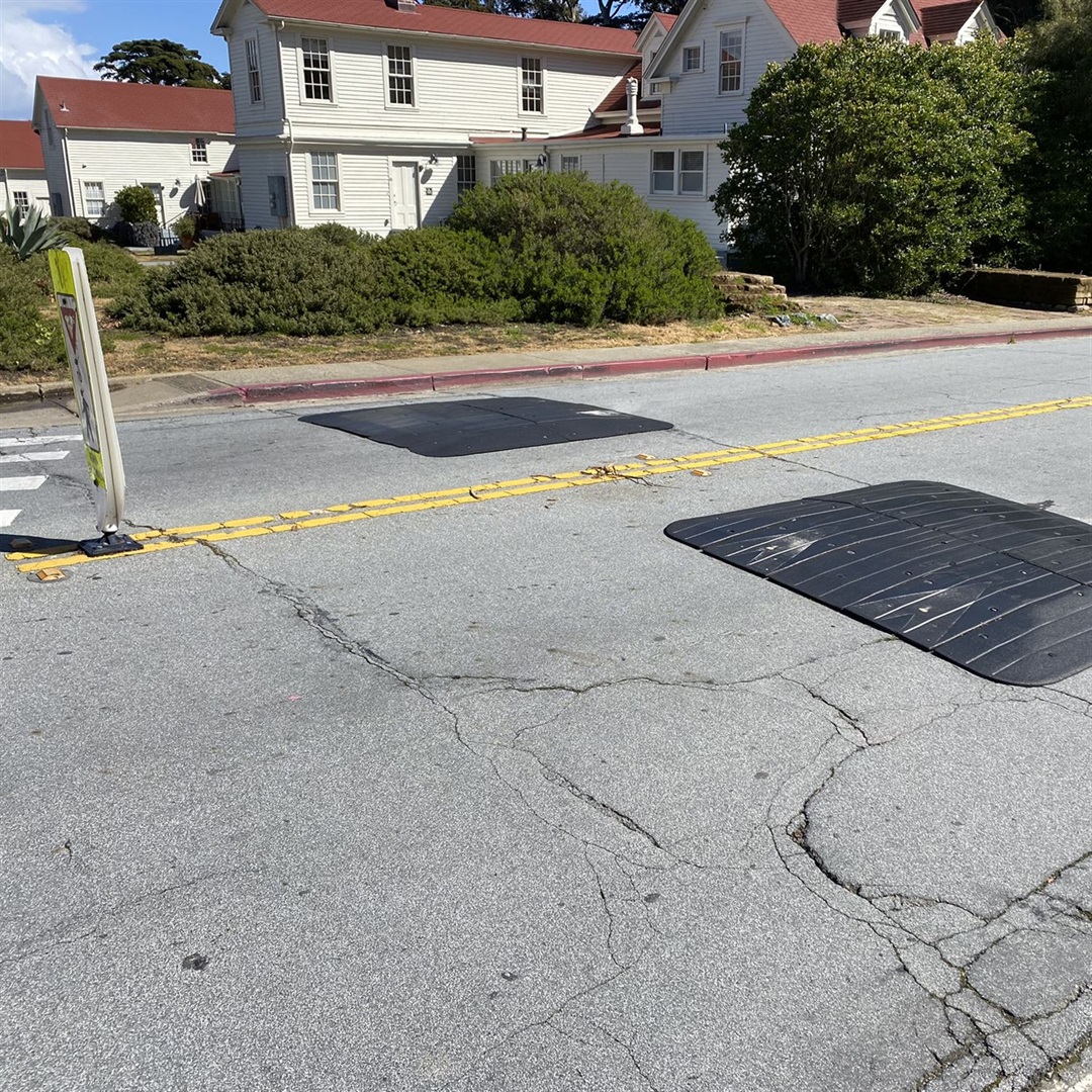 Temporary Speed Hump / Speed Cushion - City of Orlando
